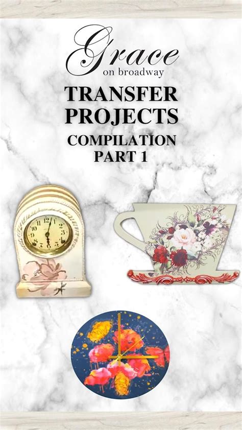 Transfer Projects Compilation Part 1 Diy Wall Art Diy Wall Decor