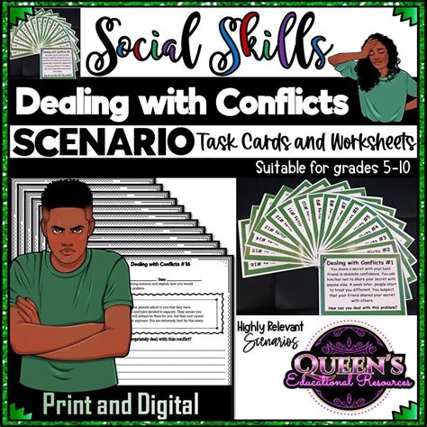 Conflict Resolution Scenarios Conflict Resolution Problem Solving Scenarios Coping Skills