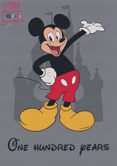 Mickey Mouse Celebrating 100 Years Of Magic By Magentapaws On Deviantart