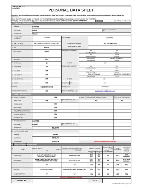 Pds Form From Csc Pdf Passport Government