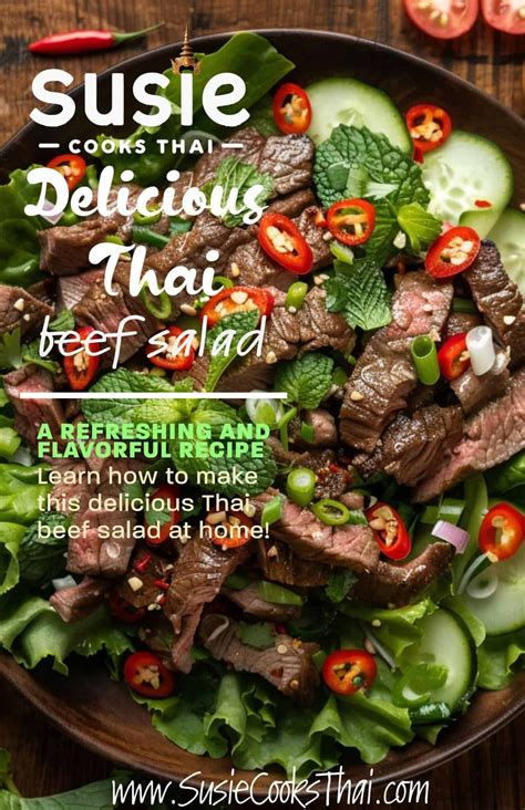 Authentic Nam Tok Thai Beef Salad Bursting With Flavor 🥗🥩 Recipe In