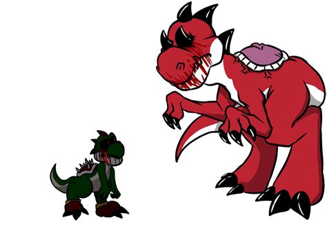 Yoshi Exe Meets Crimson Devourer By Colorartandbolb On Deviantart