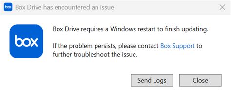 Windows Specific Limitations For Box Drive Box Support