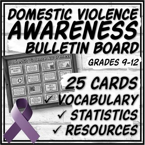 Domestic Violence Awareness Bulletin Board Made By Teachers
