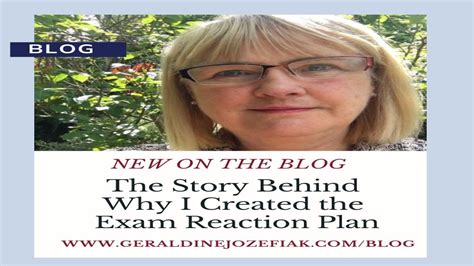 Why I Created Exam Reaction Plan