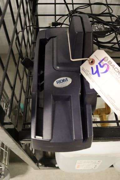 Rdm Model Ec900i Check Scanner Backes Commercial Auctioneers
