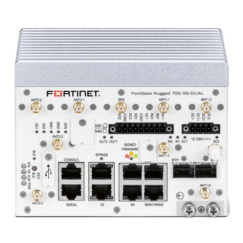Fortinet Fortigate Rugged 70g 5g Dual Manuals Manualslib