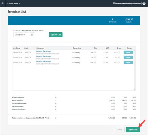 Recurring Invoices Surf