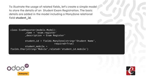 How To Define Related Field In Odoo 17 Odoo 17 Slides Ppt