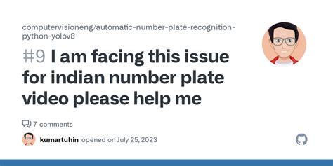 I Am Facing This Issue For Indian Number Plate Video Please Help Me