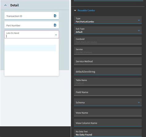 ERP Combo Box Reuseable Combo Setup Kinetic ERP Epicor User Help Forum