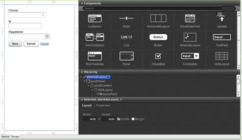 Spring Roo With Vaadin And The Experimental Visual Editor Poornerd