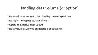 Learning Of Docker Storage Driver Container File System PPT
