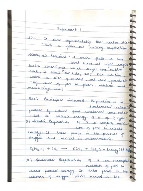 Biology Experiment 1 Practical Class 10 Pdf