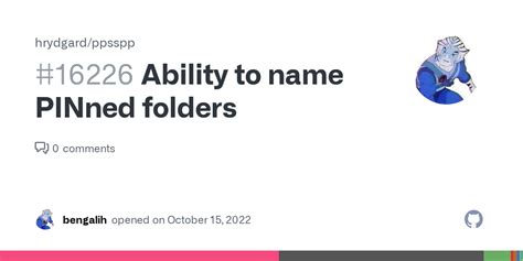 ability to name pinned folders · issue 16226 · hrydgard ppsspp · github