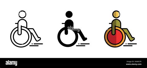Wheelchair Accessibility Mobility Icon Cut Out Stock Images And Pictures