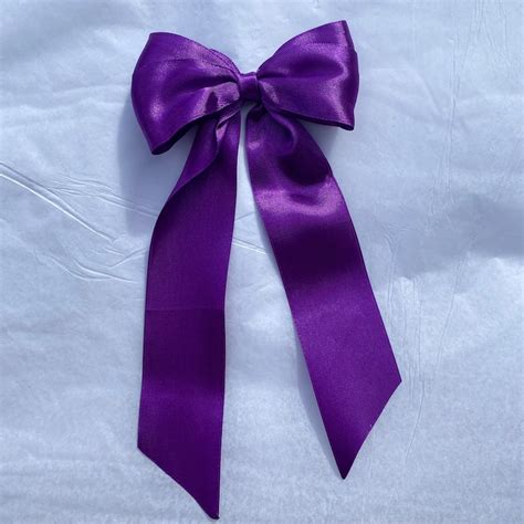 Large Purple Bows Etsy