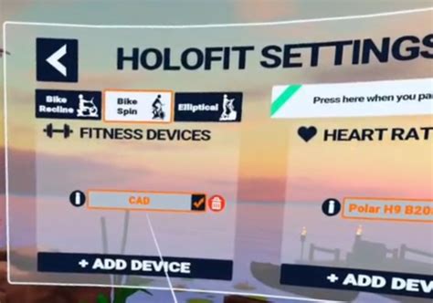 How To Connect My Cadence Sensor Or Fitness Machine To Holofit