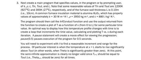 3 Next Create A Main Program That Specifies Values