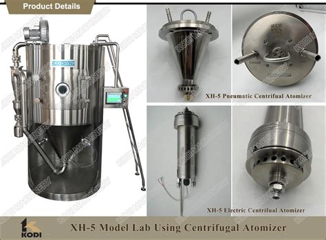 Kodi Xh Series Stainless Steel Spray Dryer Atomizer