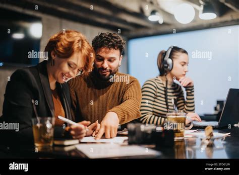 Successful Business People Collaborating In A Corporate Office For Business Growth And Profit