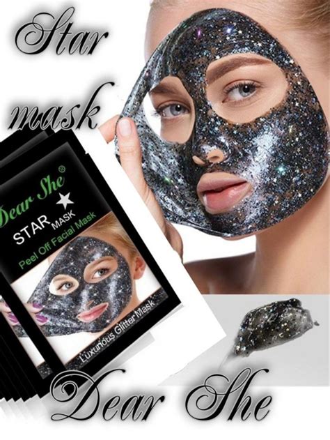 Купить Dear She Очищающая маска-пленка для лица STAR MASK, черная по ...