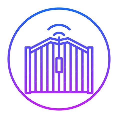 Premium Vector Smart Gate Vector Icons