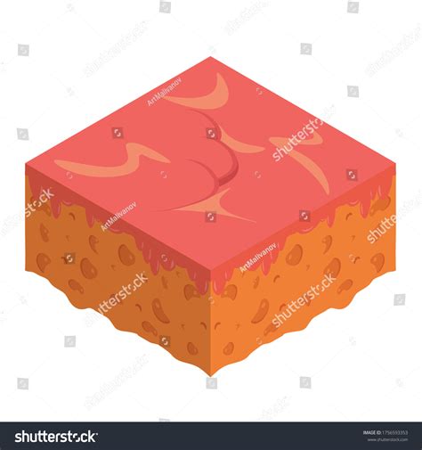 Isometric Soil Layers Diagram Cross Section Stock Vector Royalty Free
