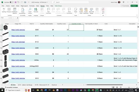 formula that sums inventory items from multiple sheets using 2 criteria