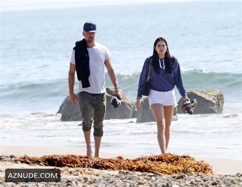 Audra Mari And Josh Duhamel Having A Romantic Walk In Malibu AZNude