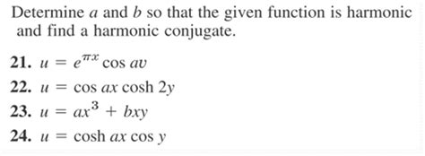 Solved Determine A And B So That The Given Function Is Chegg Com