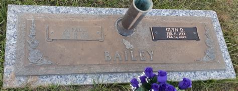 Glyn Dora Taylor Bailey 1933 2020 Memorial Find A Grave