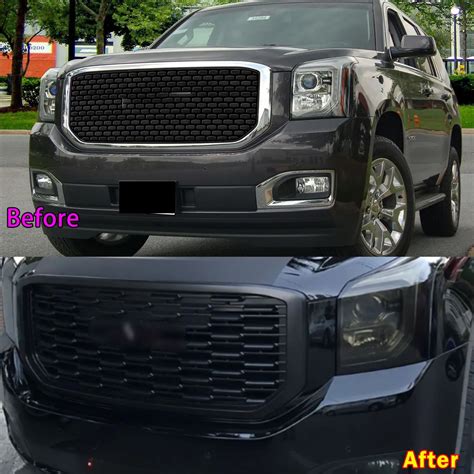 Denali Look Front Bumper Grille Grill Assembly For Gmc Yukon Xl 2015