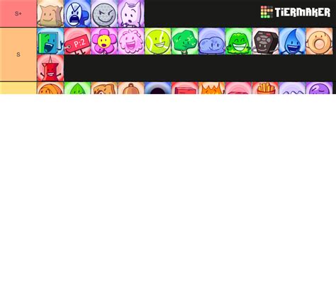 Bfb Voting Icons 69 Total Characters Bfts 4 Portraits Tier List Community Rankings Tiermaker