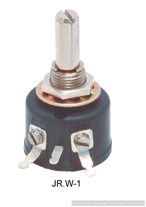 PANKAJ Vdc Single Turn Wire Wound Potentiometer Ohms To K Ohms At In Mumbai
