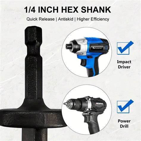 5pcs copper pipe expanders hex shank drill pipe expansion tools a c