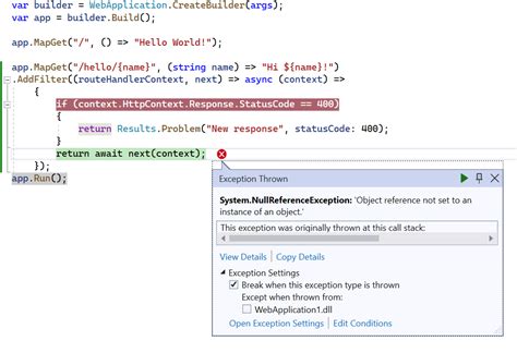 Route Handler Filters Don T Handle All Return Types Issue Dotnet Aspnetcore GitHub
