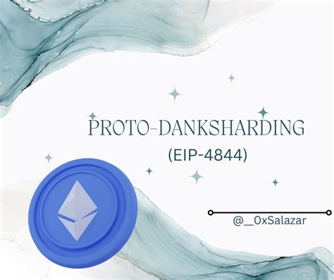 proto danksharding eip 4844 to actualize danksharding a lot of… by