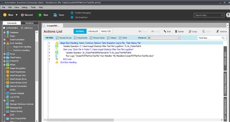 create pdf file from text file bot store