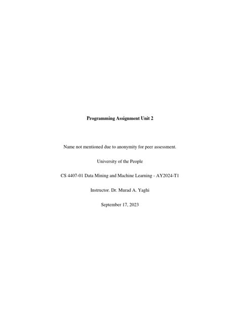 Programming Assignment Unit 2 Pdf Databases No Sql