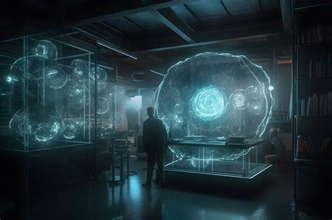 premium photo inside of a factory generative ai