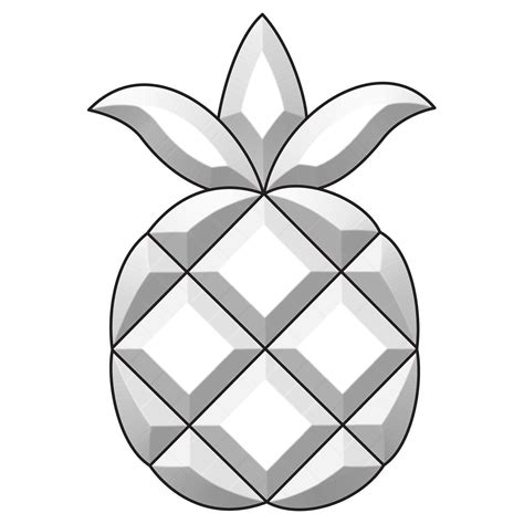 Pineapple Bevel Cluster Assorted Objects Delphi Glass