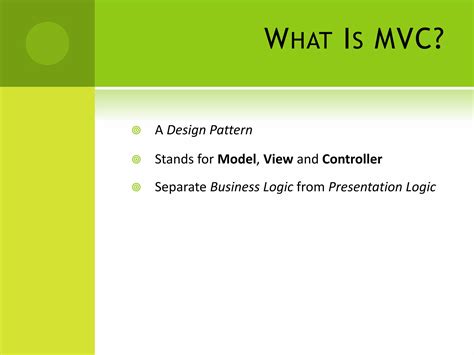 Introduction To Mvc Web Framework With Codeigniter Pptx