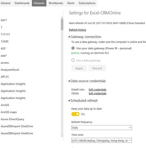 Solved Crm Online Schedule Refresh Microsoft Fabric Community