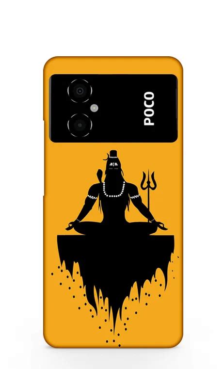 Lord Shiva Yellow Poco M G Mobile Cover Gocovers