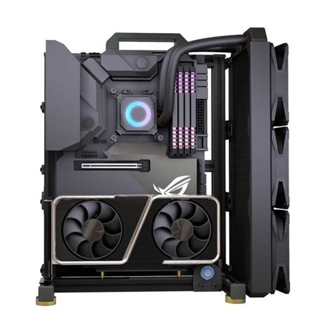 Diy Gamers Cabinet Mod Itx Matx Pc Case Open Frame Aluminum Creative