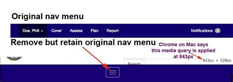 Css Bootstrap Disable Media Query Showing Mobile Menu Stack Overflow