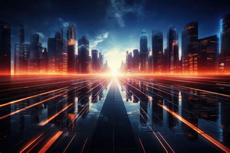 Cloud Computing Transfer Big Data On Internet Futuristic Digital Technology Stock Image Image