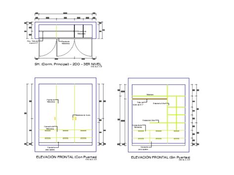 Garde Robe Dans Autocad Téléchargement Cad Gratuit 189 04 Kb Bibliocad