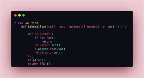 question kth smallest element in a bst aniruth a l posted on the